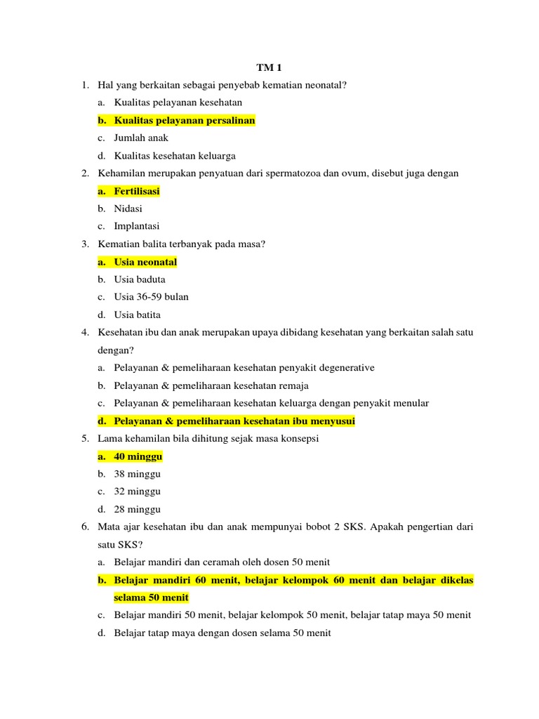 Kia Quiz | PDF | Pengembangan Diri | Kesehatan Holistik