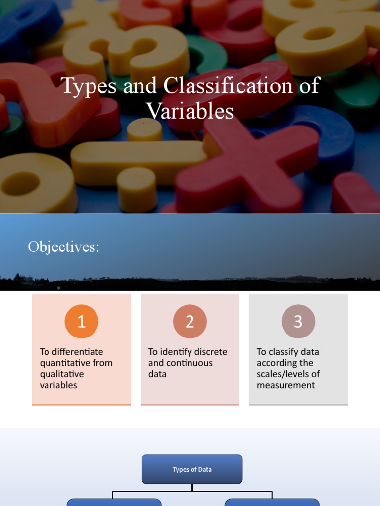 PPT2 Types and Classification of Variables | PDF | Level Of Measurement ...