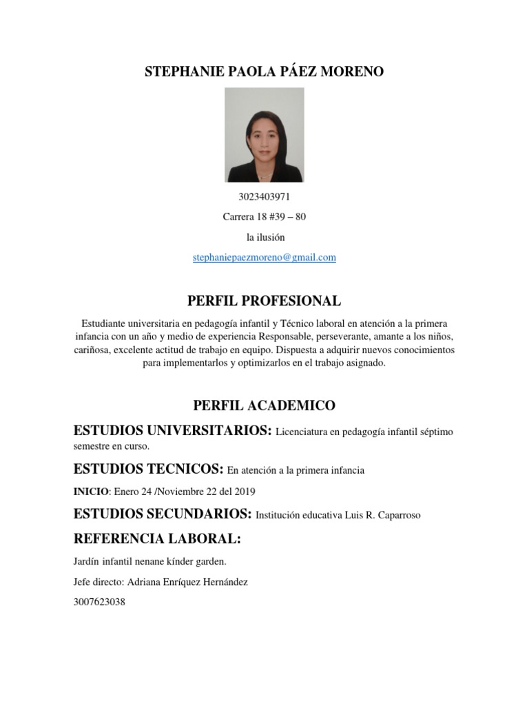 Stephanie Paola Páez Moreno | PDF