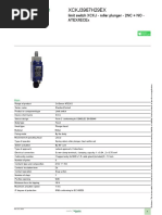 XCKJ167 Limit Switch Data Sheet | PDF | Technology & Engineering