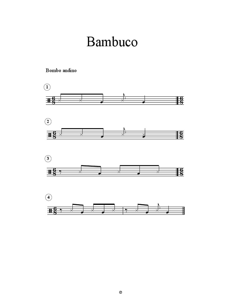 Bombo Andino Bambuco | PDF
