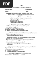 Esp Activity Sheet Grade 2 | PDF