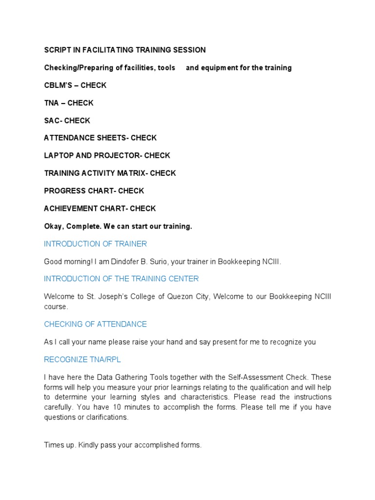 Script For Demo Teaching | PDF | Educational Technology | Cognition