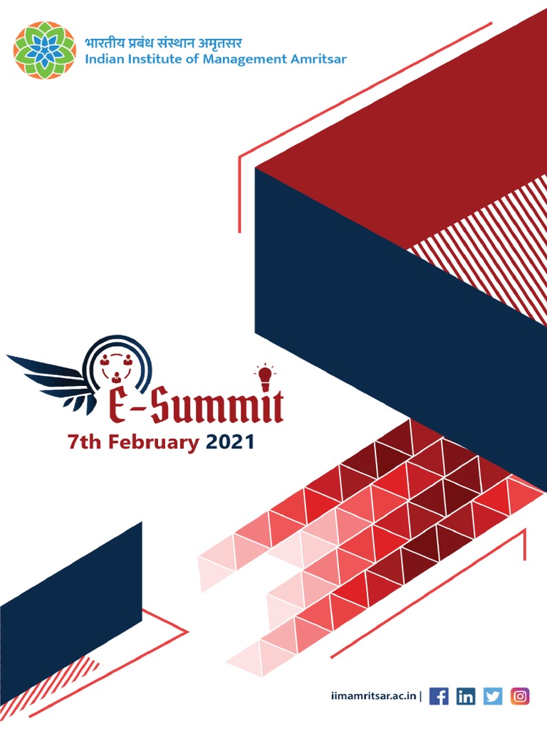 E-Summit Brochure 2021 | PDF | Entrepreneurship | Master Of Business ...