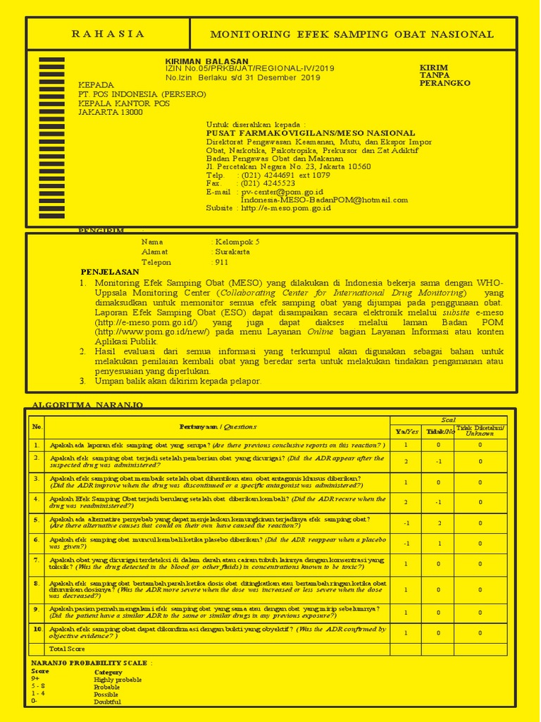 FARMASI PRAKTIS III Form Kuning Kelompok 5 | PDF