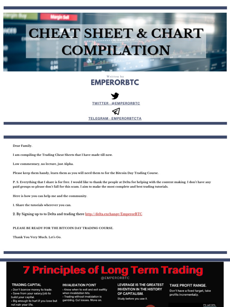 Crypto Trading Cheat Sheet | PDF | Day Trading | Economies