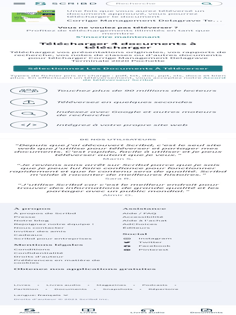 Téléverser Un Document Scribd | PDF | Cyberespace | Informatique