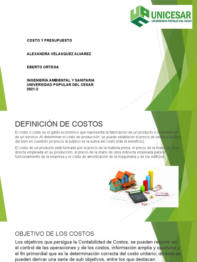 Costos y Presupuestos | PDF | Costo | Presupuesto
