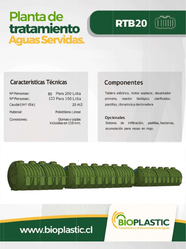 Ficha Tecnica RTB20 | PDF