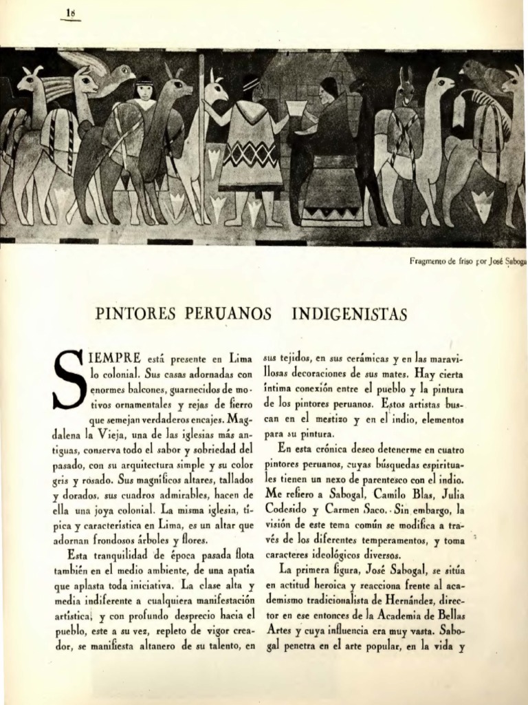 Pintores Indigenistas | PDF | Pinturas | Las artes