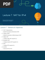 6.8.1 Packet Tracer - Configure NAT For IPv4 | PDF | Ip Address | Computer Science