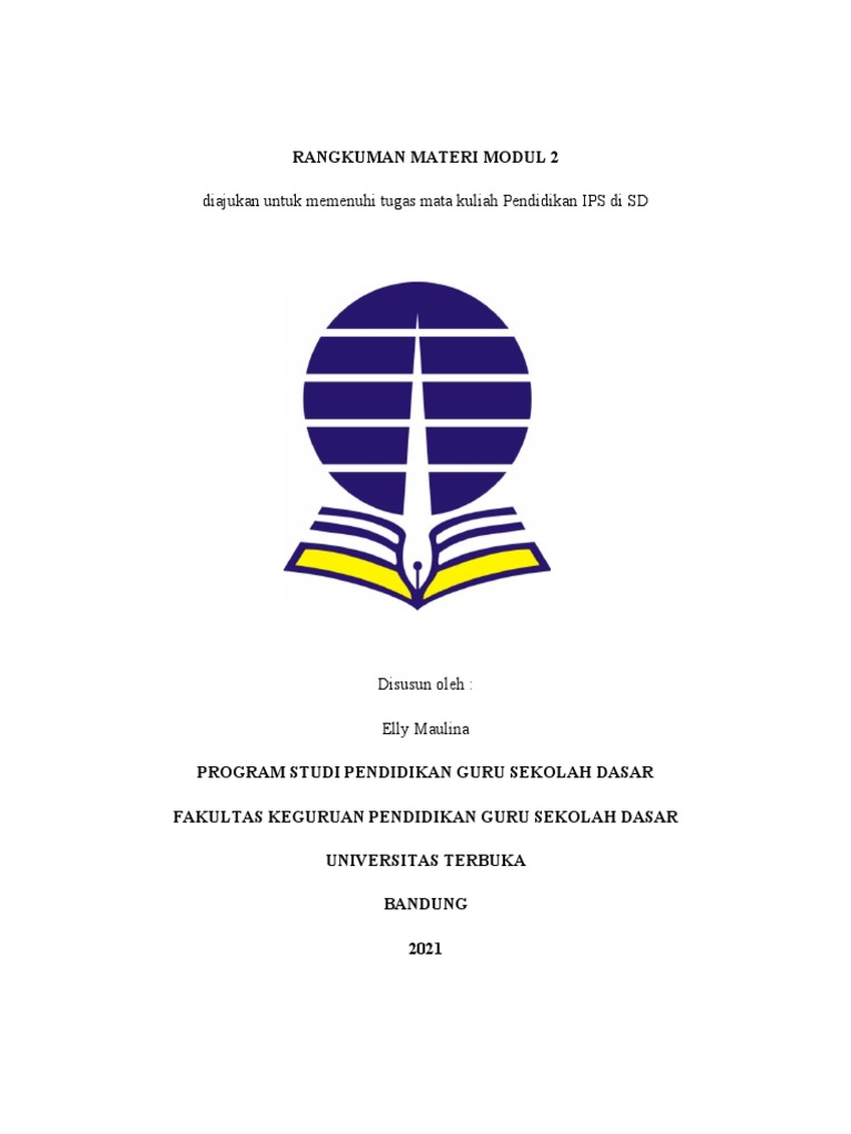 Rangkuman Modul 2 Pendidikan IPS Di SD | PDF
