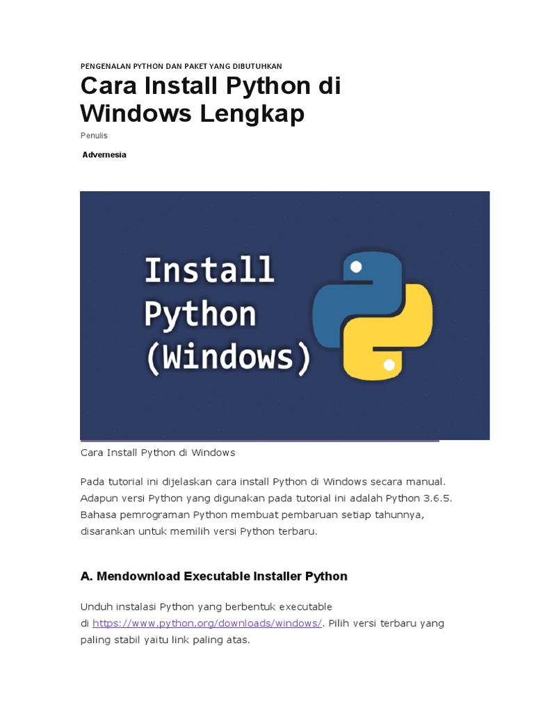 Pengenalan Python | PDF