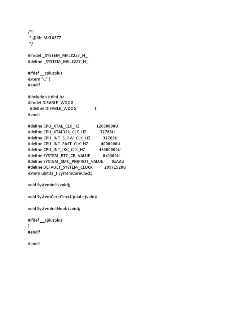 File MKL82Z7 | PDF | Computer Programming | Programming Paradigms