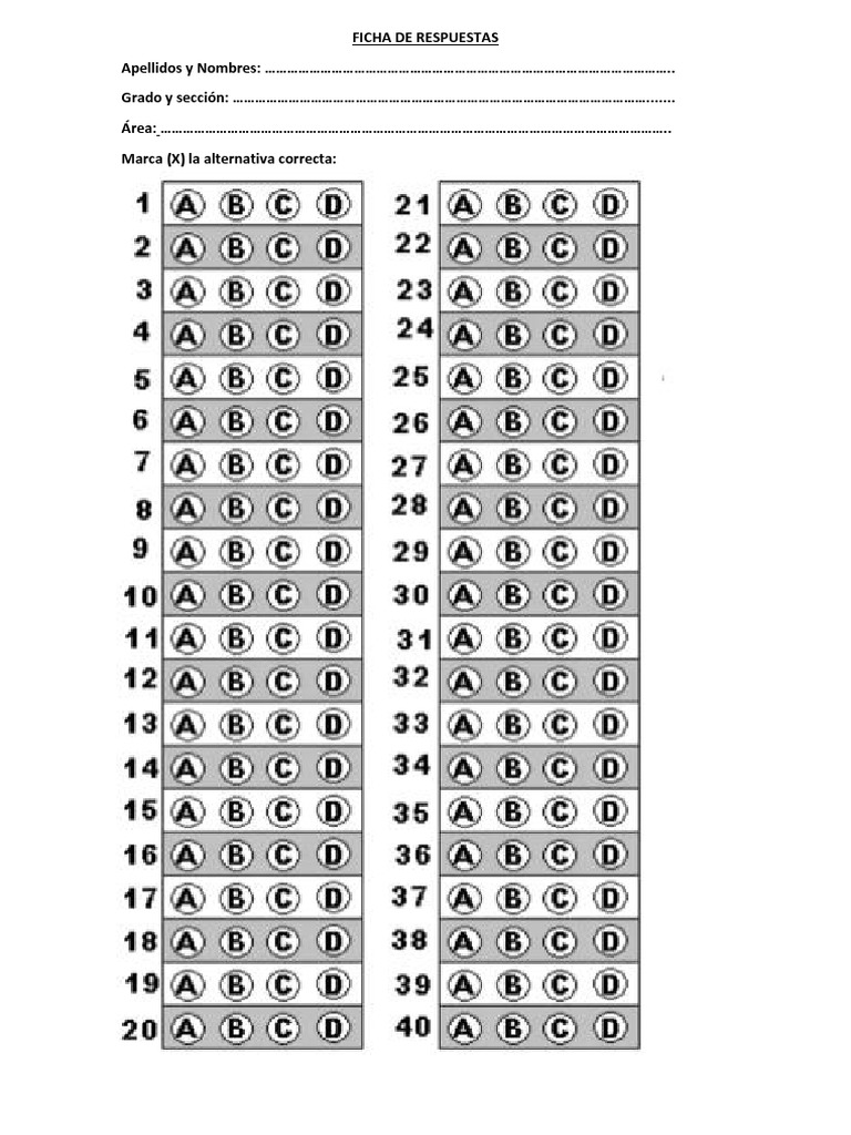 Hojas De Trabajo Con Clave De Respuestas