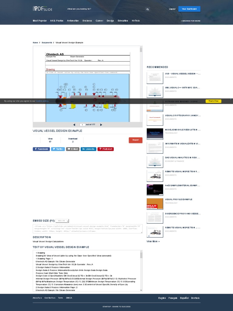 Visual Vessel Design Example | PDF | Computing | Information Technology