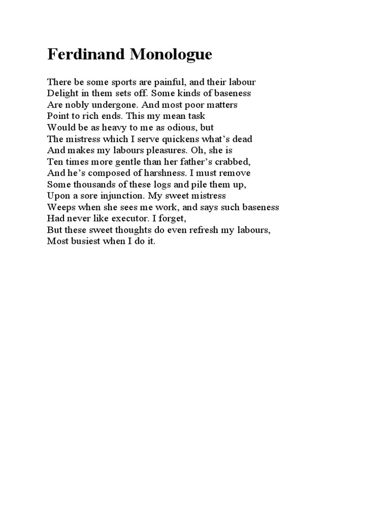 Ferdinand | PDF