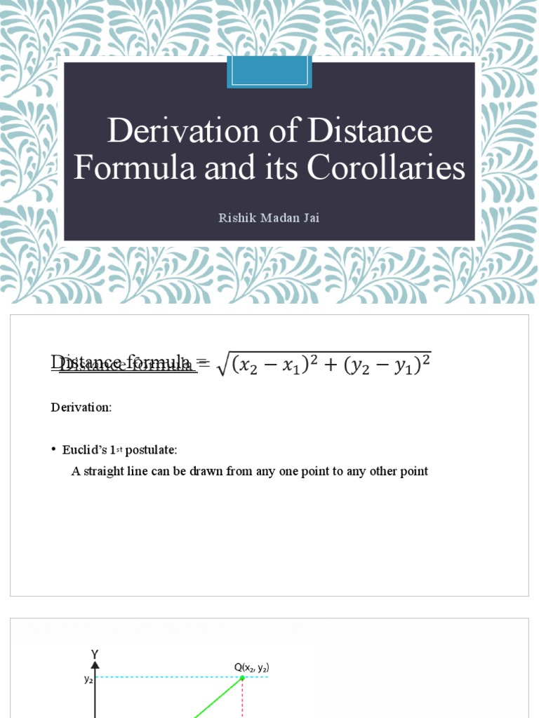 Distance Formula - Express Yourself | PDF | Teaching Methods ...