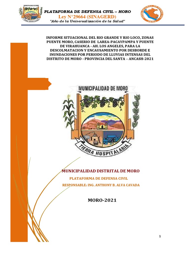 Informe sobre Inundaciones en Moro 2021 | PDF | Inundar | Perú