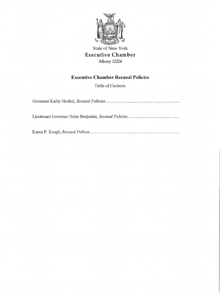 Recusal Letters | PDF