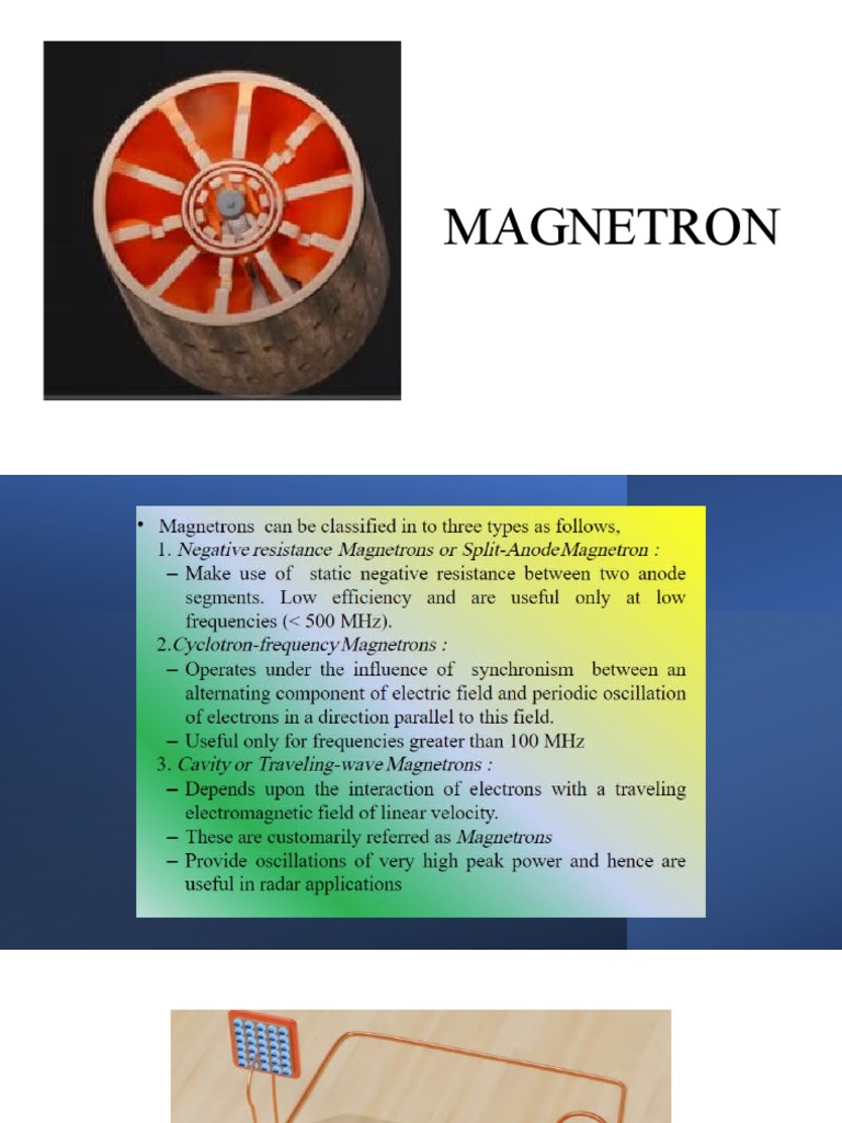 Pi Mode Operation in Magnetrons | PDF | Science & Mathematics