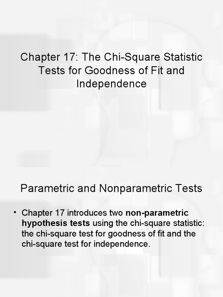Chi-Square Tests: Fit and Independence | PDF | Chi Squared Test ...