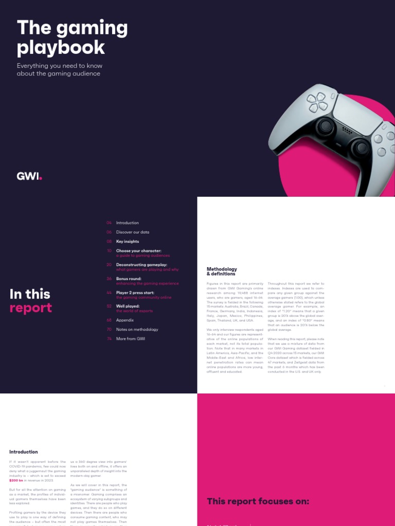 The Gaming Playbook - GWI | PDF | Xbox | Video Game Consoles
