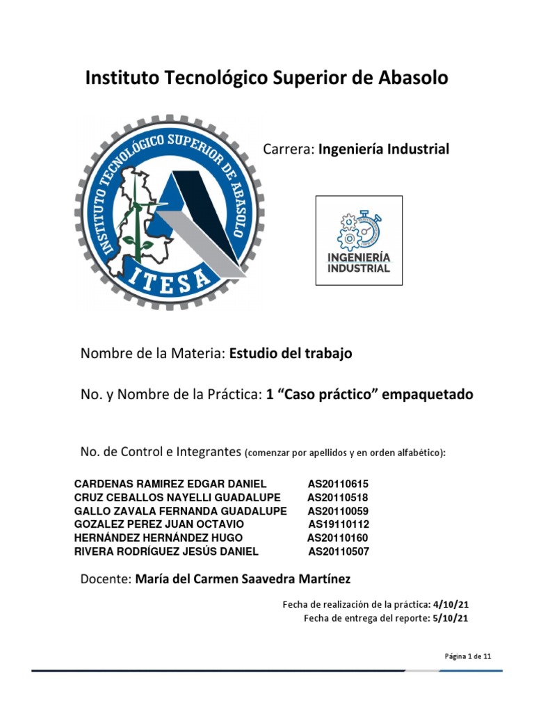 Practica 1 Empaquetado Pdf