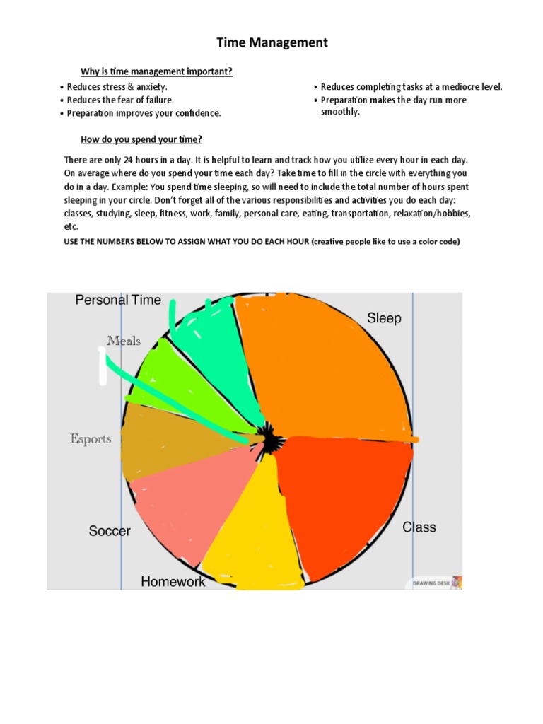 Time Management Worksheet+Assignment | PDF | Professional Skills ...