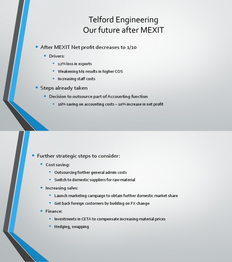 Telford Engineering Our Future After MEXIT | PDF
