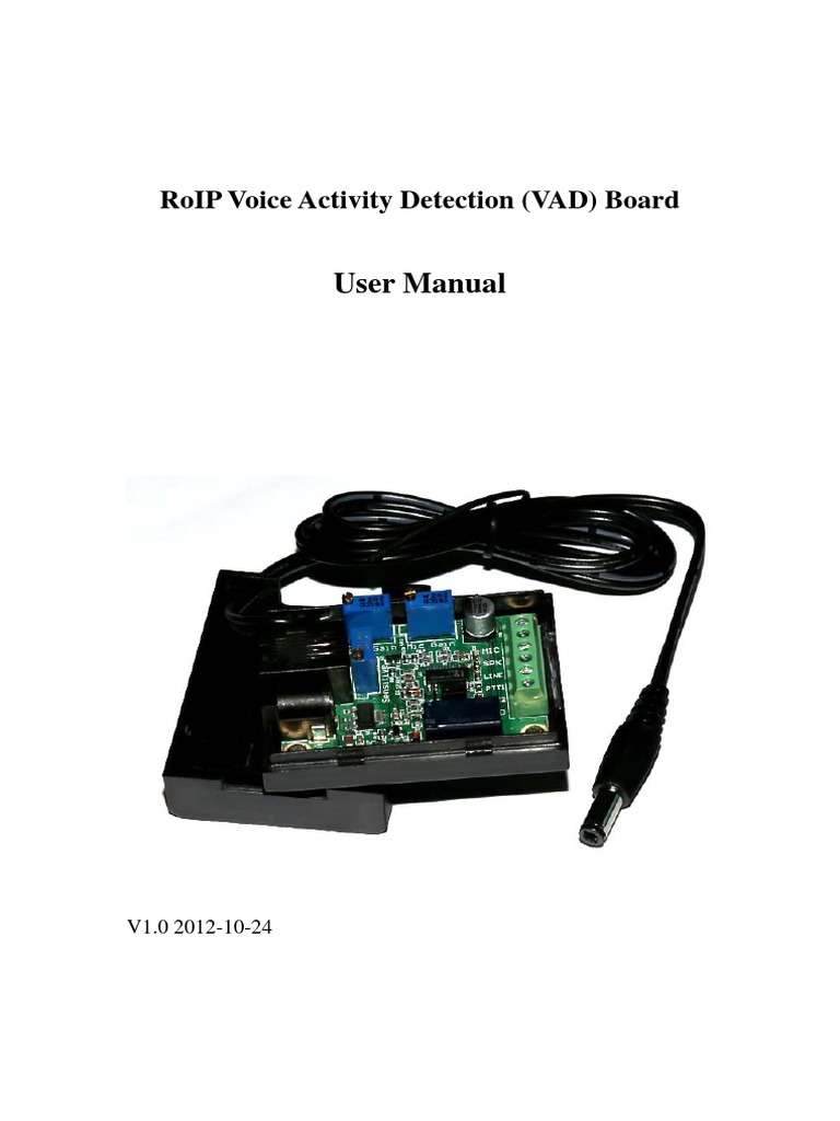 VAD Board User Manual | Download Free PDF | Electrical Connector ...