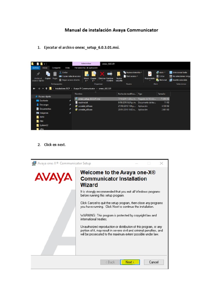 Manual Avaya | PDF