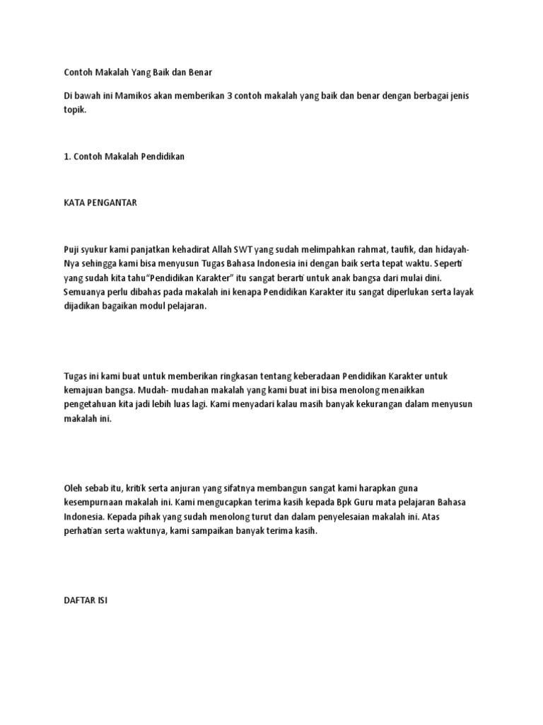 Contoh Makalah-WPS Office | PDF