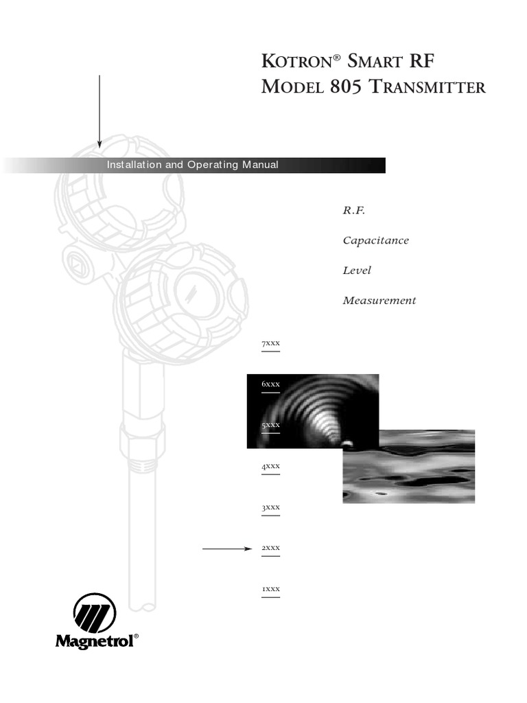 Megnetrol-Kotron Smart RF-805-Level Transmitter | PDF | Troubleshooting ...