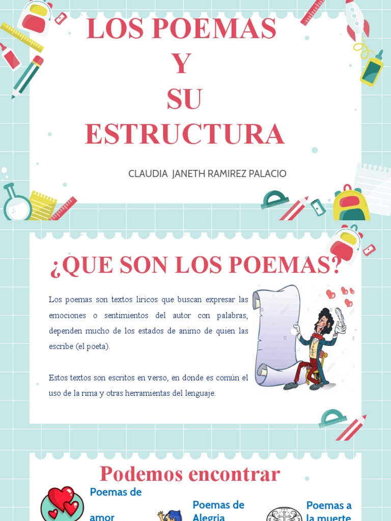 La estructura y elementos clave de la poesía | PDF | Poesía | Rima