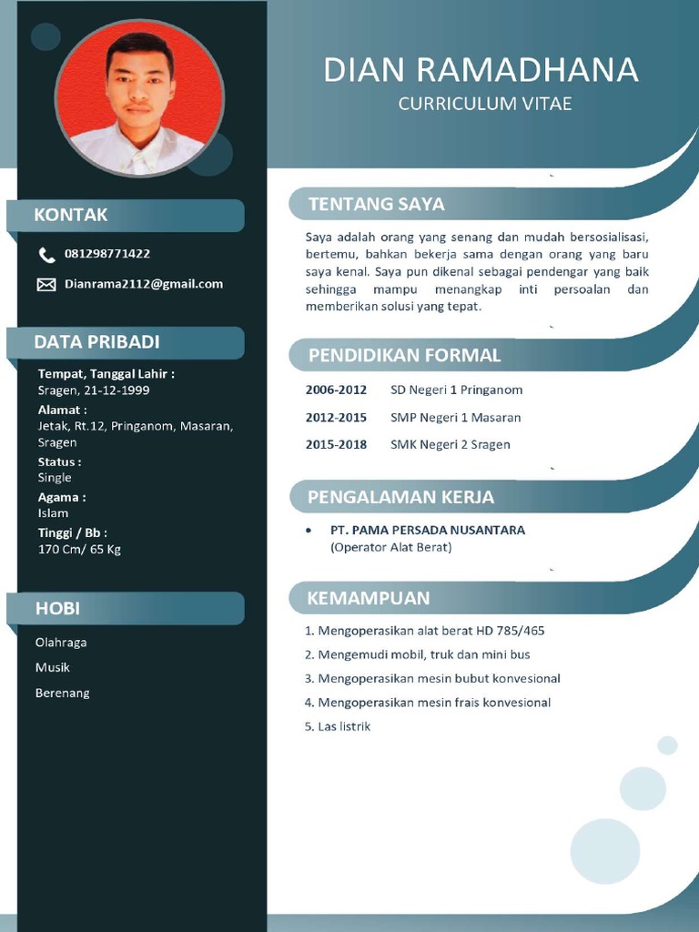 Dian Ramadhana CV | PDF