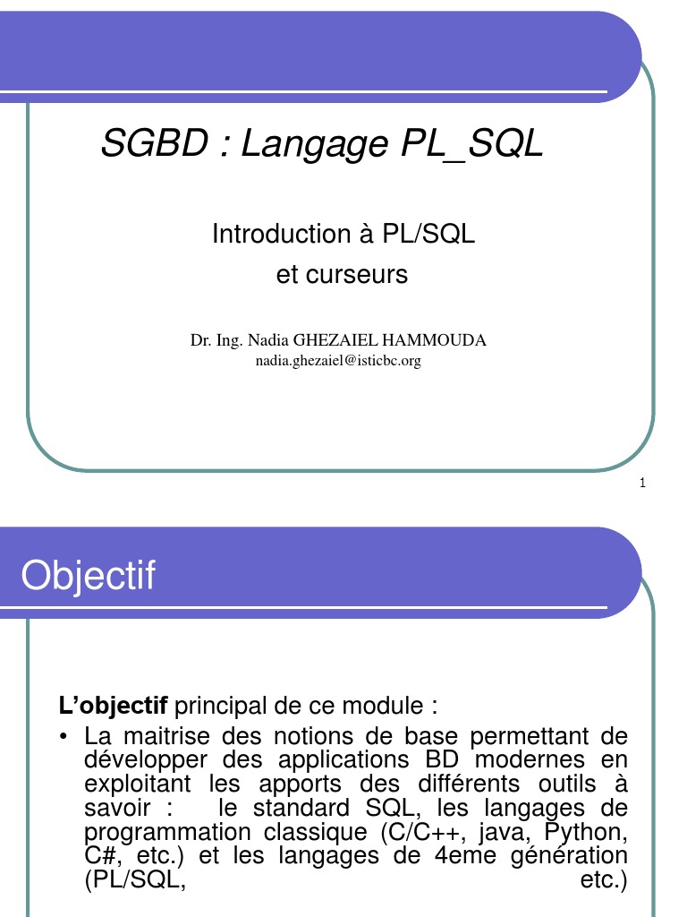 PLSQL2021 | PDF | SQL | PL/SQL