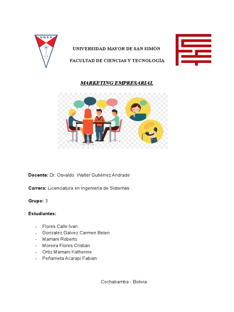 G3 Marketing Empresarial - Ing. Sistemas | PDF | Marketing | Cliente