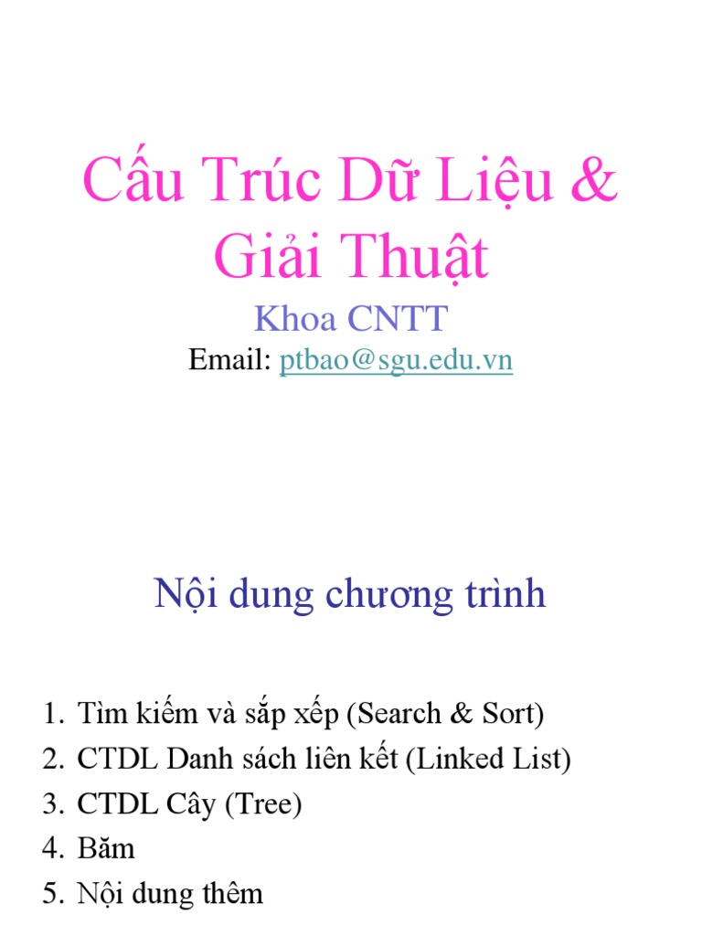 CTDL 01 | PDF