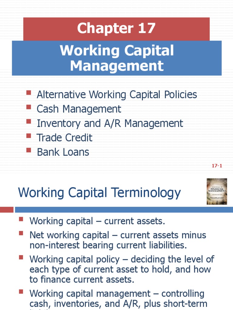 Working Capital Management | PDF | Working Capital | Interest