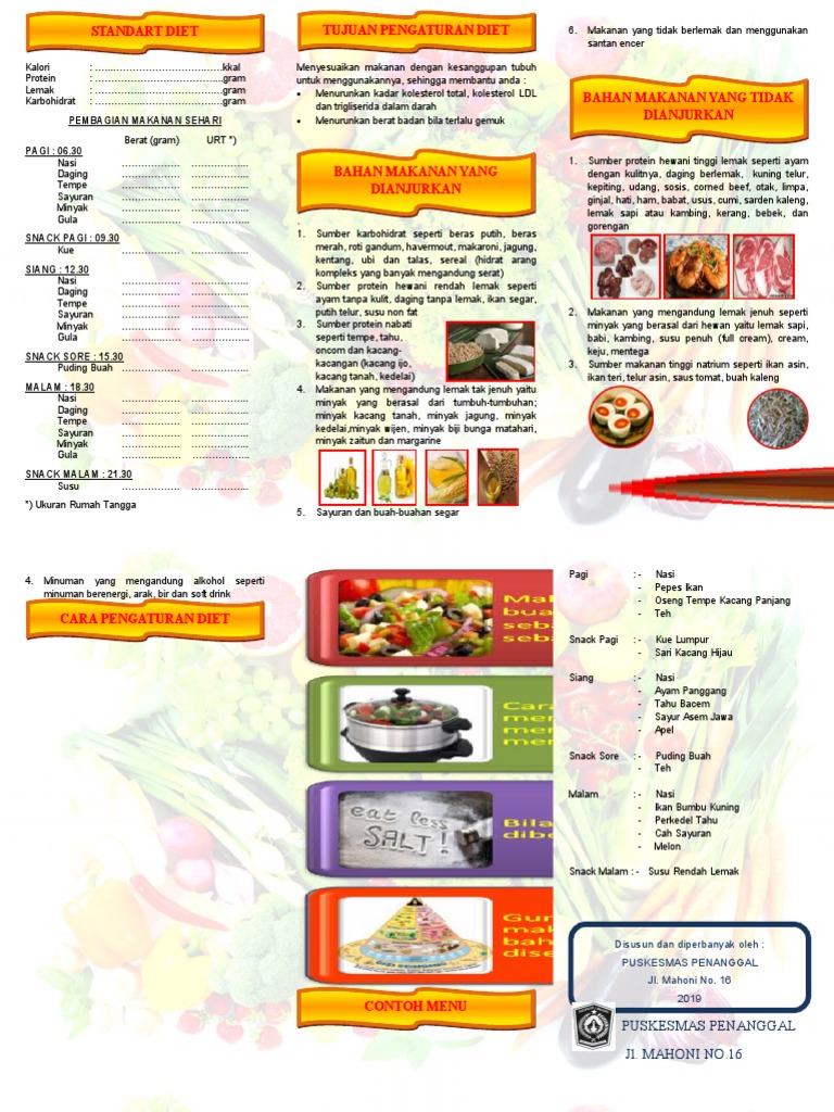 5.leaflet Rendah Lemak Dan Kolesterol | PDF