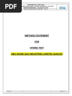 Safe Distance Calculation Hydrotest | PDF | Technology & Engineering