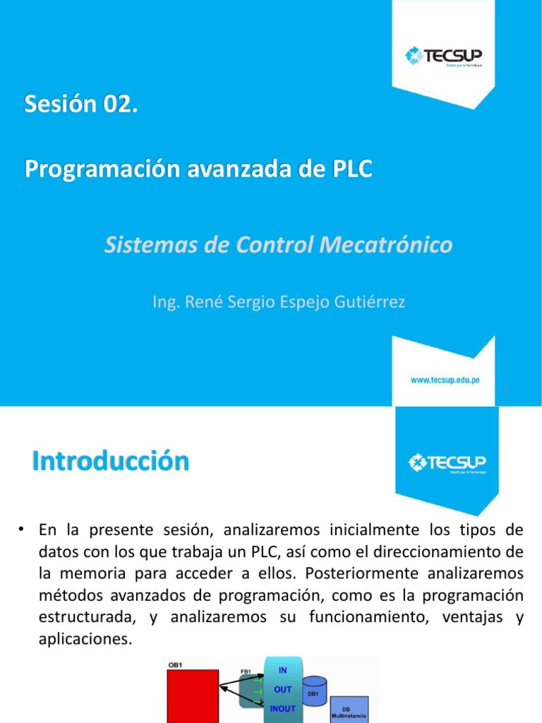 S02. Programación Avanzada de PLC | PDF | Controlador lógico ...