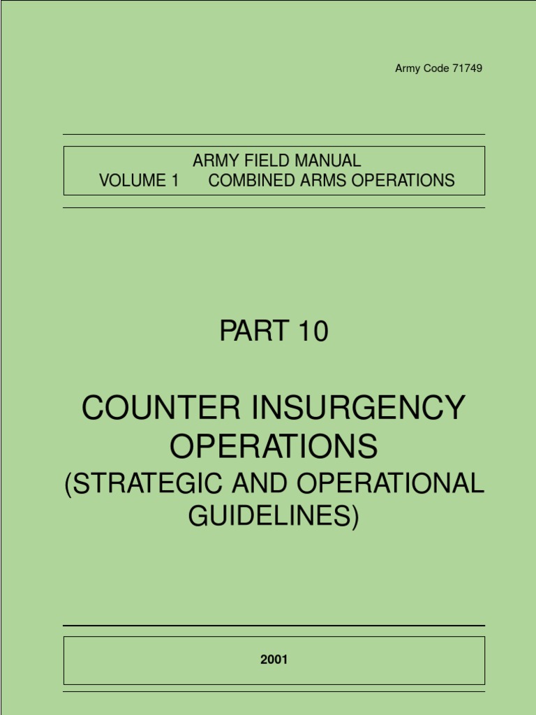 Counter Insurgency Operations UK Army | PDF | Insurgency | Counter ...