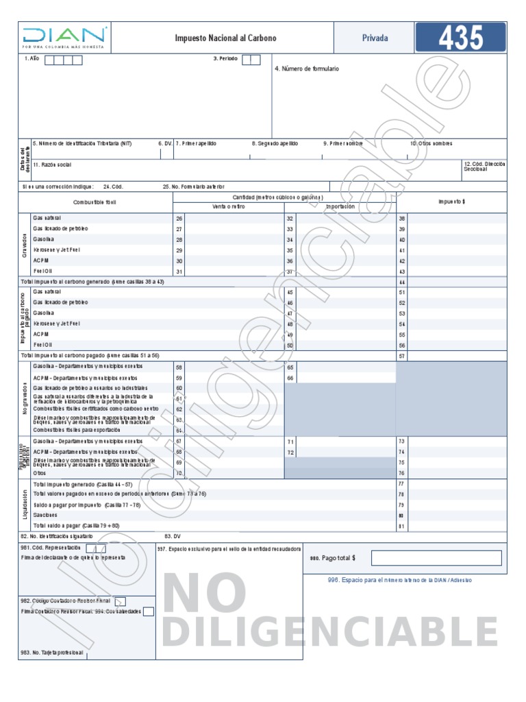 Formulario 435 2021 Unlocked | PDF | Gasolina | Gas natural