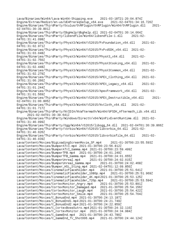 Manifest NonUFSFiles Win64 | PDF | Computer File Formats | Computer Libraries