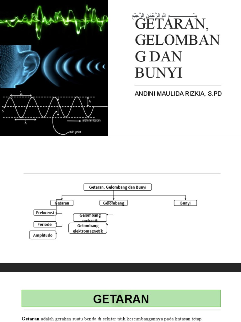 Getaran, Gelombang, dan Bunyi: Penjelasan Dasar | PDF | Sains & Matematika