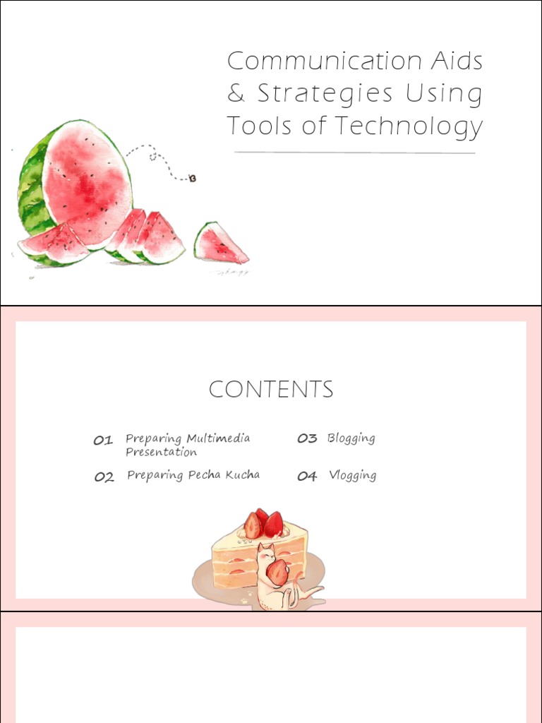 Communication Aids & Strategies Using Tools of Technology | PDF ...