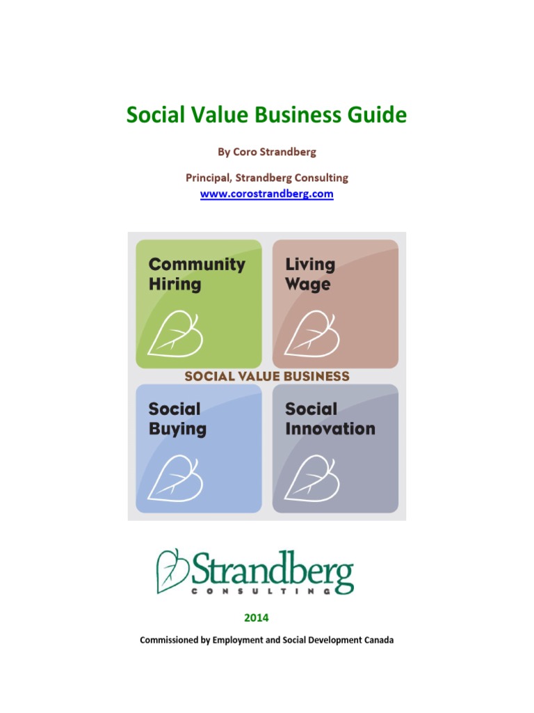 Social Value Creation for Businesses | PDF | Employment | Procurement