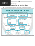 Writing: Transition Words Anchor Chart | PDF
